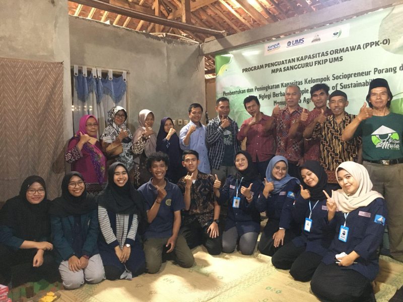 PPK Ormawa MPA Sangguru FKIP UMS Gelar Workshop Peningkatan dan Pemahaman Sociopreneur