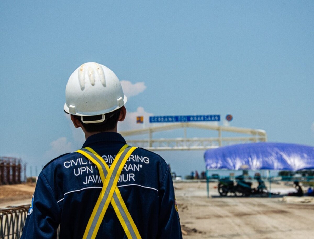 Magang di Proyek Jalan Tol, Mahasiswa UPN Veteran Jawa Timur Rasakan Pengalaman Baru di Dunia ...