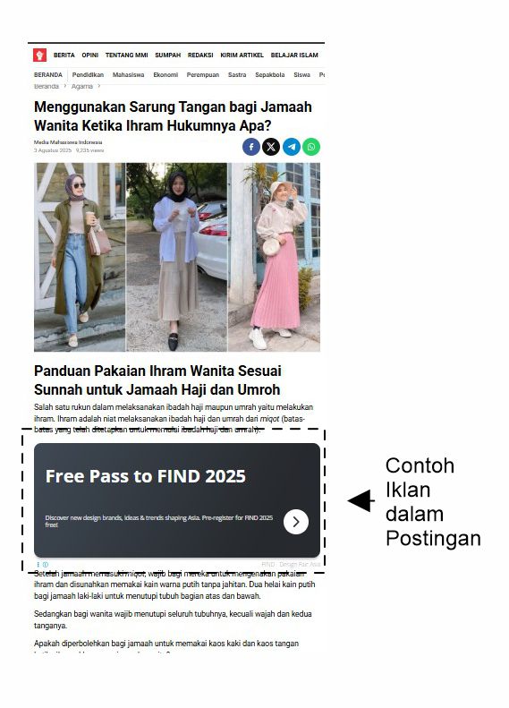 Jasa Pemasangan Iklan Banner di Media Mahasiswa Indonesia