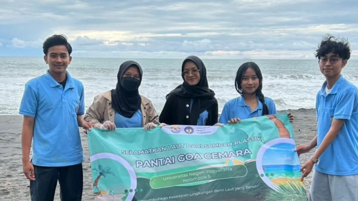 Mahasiswa Pendidikan Teknik Sipil dan Perencanaan UNY Gelar Aksi Bersih Pantai Goa Cemara dan ...